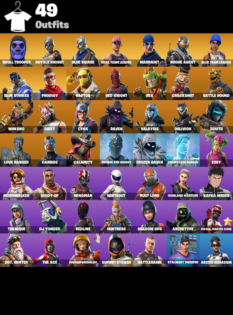 Fortnite OG Account - 49 Skins | OG Skull Trooper | Royale Knight ...